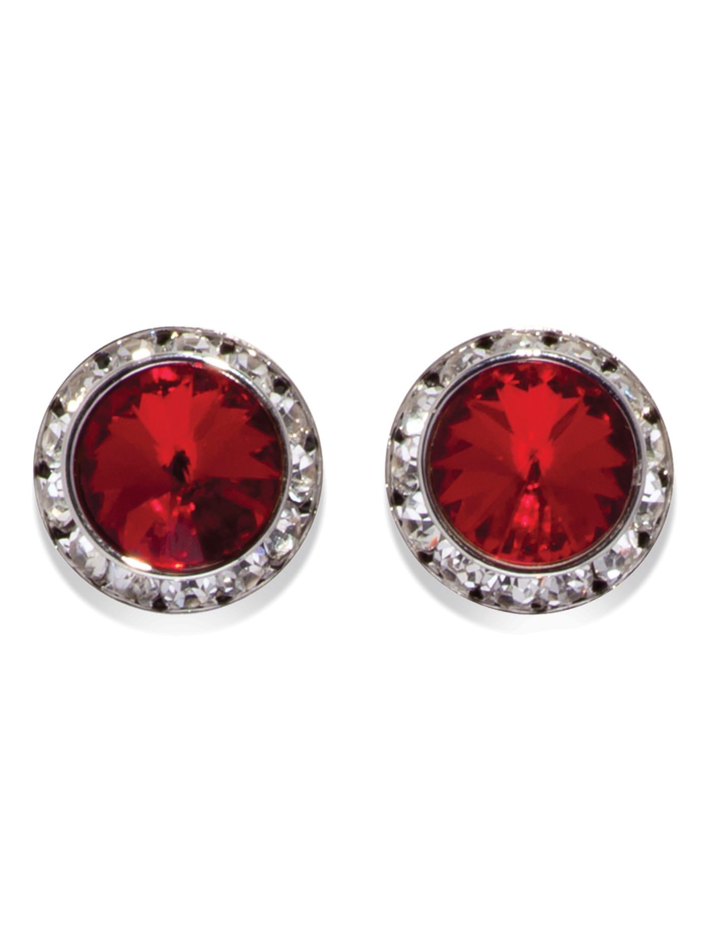 Dasha 17mm Pierced Crystal Performance Earrings Crystal 2710P