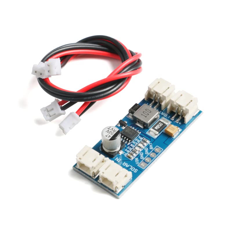 EC Buying 2Pcs CN3791 Charger Module 1S 3.7V 4.2V Lithium Battery Charging Board MPPT Solar Controller Charging Board 6V Solar Panel Charger Board with Cables