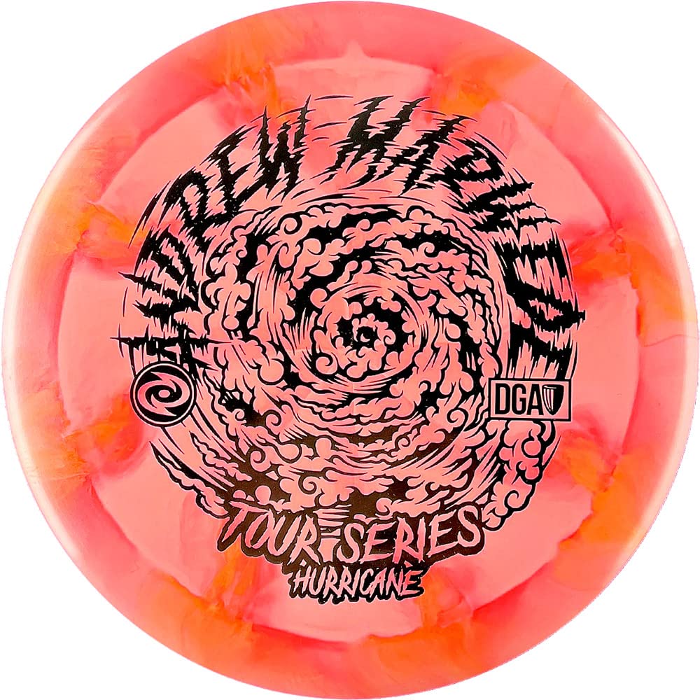 DGA Limited Edition 2022 Tour Series Andrew Marwede Swirly ProLine Hurricane Driver Golf Disc [Colors May Vary] - 170-172g