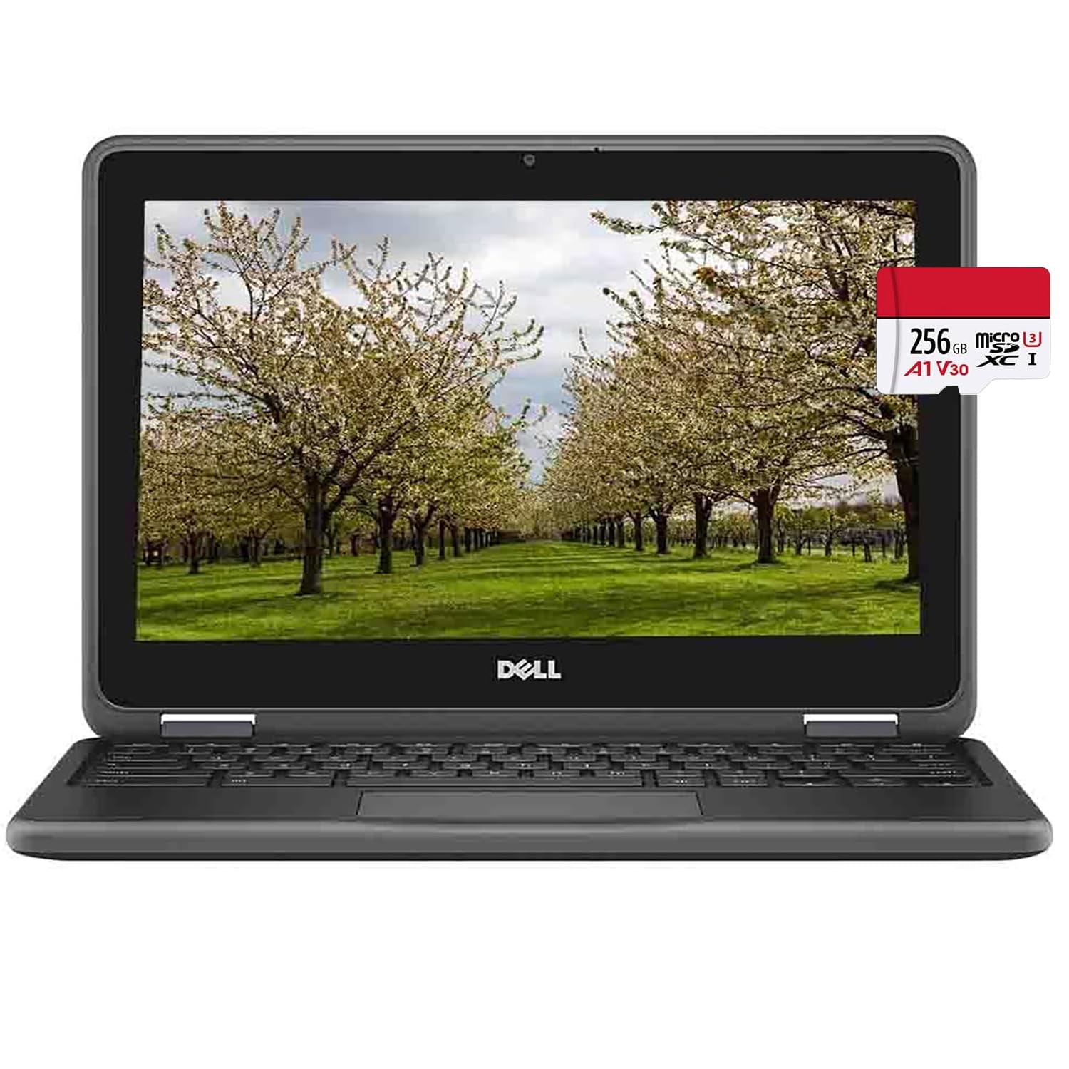Dell Chromebook 3180 Laptop PC, Intel Celeron N3060 Processor, 4GB Ram, (16GB SSD Storage + 256GB Micro SD), Wi-Fi | Bluetooth, HDMI, USB 3.1 Gen 1, Web Camera, Chrome OS (Renewed)