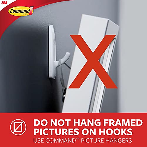 Command Picture Hanging Strips, Cabinet Pack, Removable, Holds Up to 6 Lbs Per Pair, 0.75 X 2.75, White, 4/Set, 50 Sets/Carton