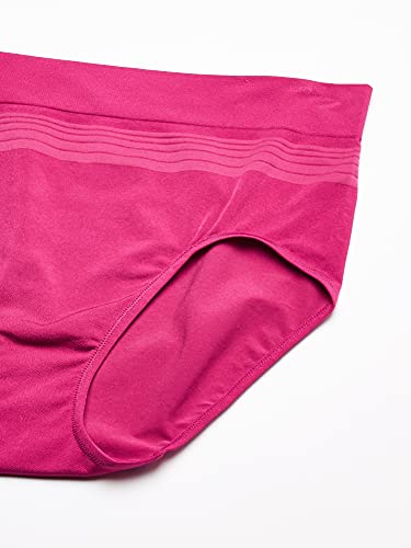 Warner's womens Blissful Benefits Seamless Bikini Panty 3 Pack Briefs, Black/Toasted Almond/Vivacious, XX-Large US