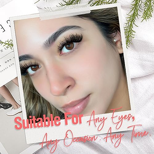 DIY Lash Extension Kit Lash Clusters Kit Fluffy Wispy Cluster Lashes Like Eyelash Extensions Lash Bond and Seal Strong Hold 12-16MM by ALICE