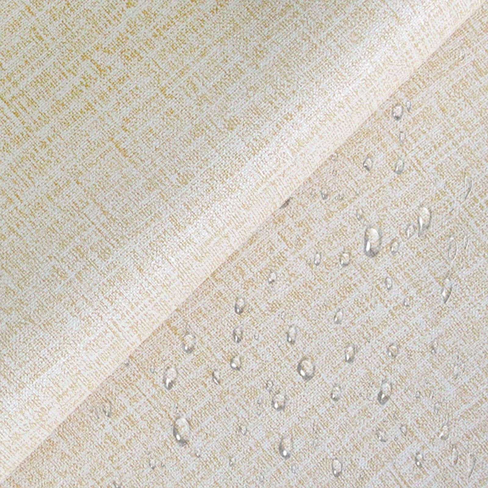 Yancorp 10ft Textured Fabric Cream Wallpaper Faux Grasscloth Beige Peel and Stick Self-Adhesive Linen Removable Wallpaper Cabinets Counter Top Liners