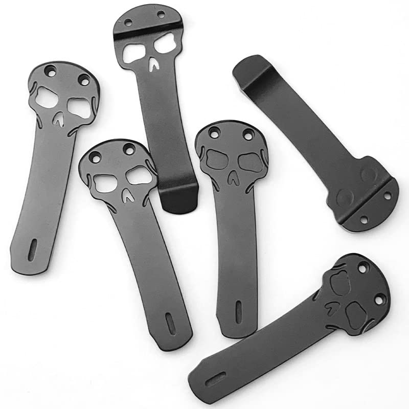 Echeson Sheath Back Clip Waist Clip TC4 Titanium Alloy Pocket Clip ( Size : B )