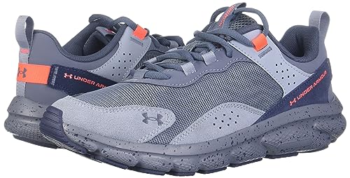 Under Armour Men's Charged Verssert Speckle Running Shoe, (102) Gravel/Downpour Gray/After Burn, 10.5