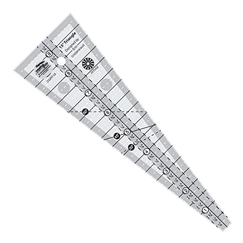 Creative Grids 15 Degree Triangle Ruler - CGRT15