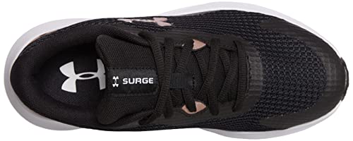 Under Armour Women's Surge 3 Sneaker, Black, 9
