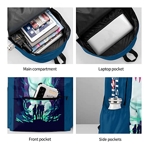 Ke Moxiey Scary Backpack Casual Laptop Bag Large Capacity Travel Backpack Aesthetic Fashion For Women Men