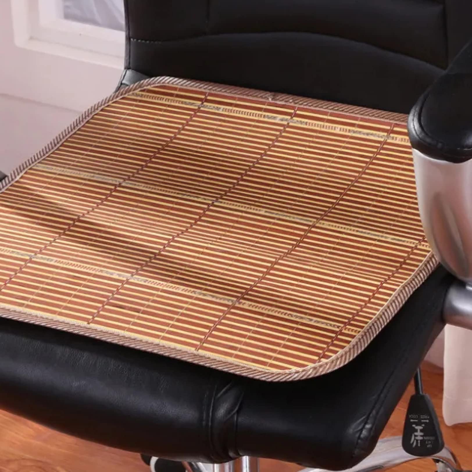 GEORPE Chair Pads Summer Household Bamboo Seat Pad Cool Car Seat Cushion Sofa Non-Slip Mat Modern Home Office