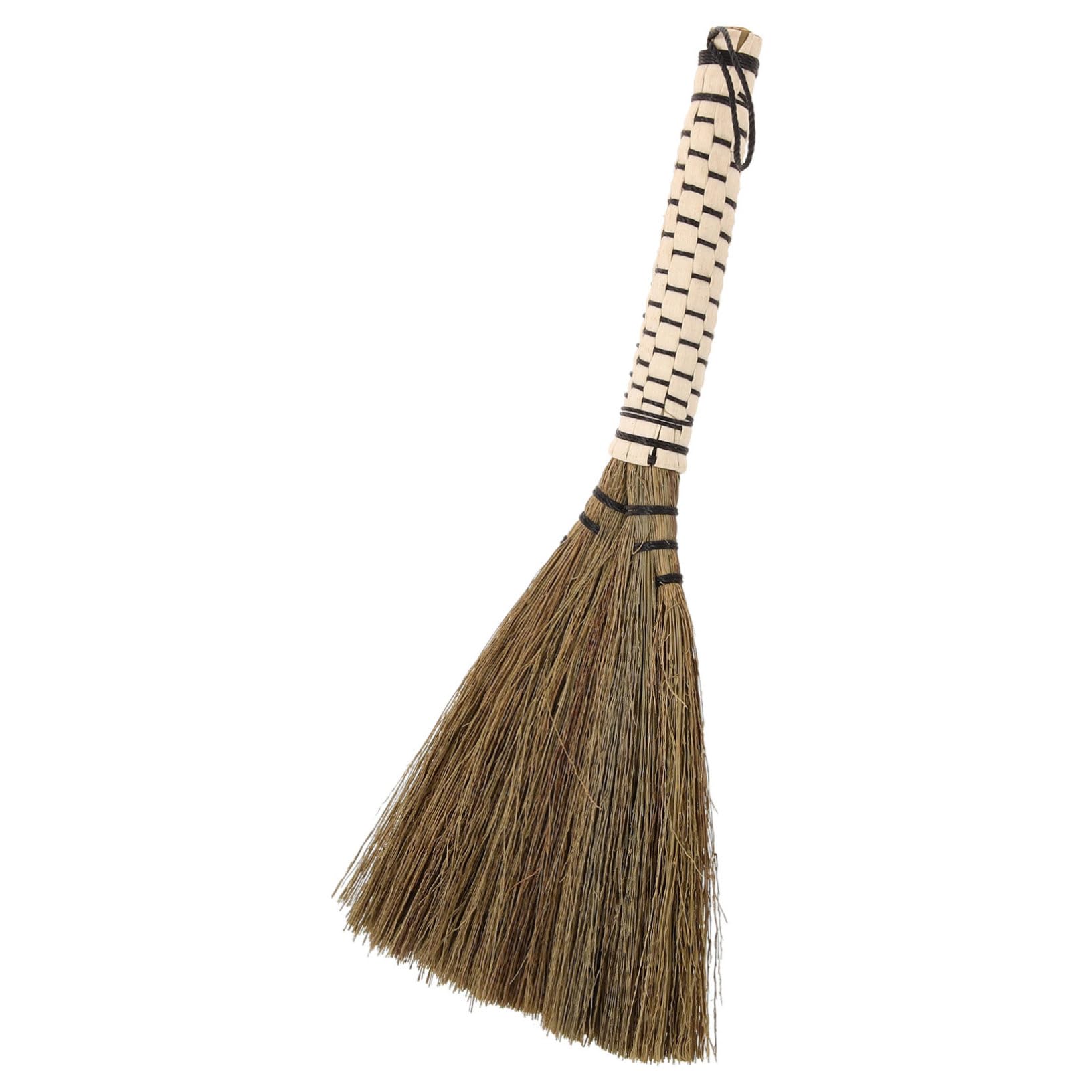 Ipetboom 1pc Hand-Knitted Small Broom Hand Whisk Sweeper for Hamster Hand Woven Broom Hamster Cage Cleaning Tool Desktop Cleaning Broom Pet Hair Cleaning Broom Dust Miscanthus Tassel Mini