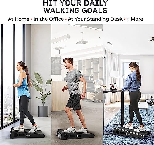 Lifepro Smallest Portable 30in Walking Pad Under Desk Mini Treadmill, Under Desk Small Work Desk Compact Mini Treadmill - Max Speed 3 MPH, 220 Lbs Max Weight, Home & Office Mini Walking Pad Treadmill