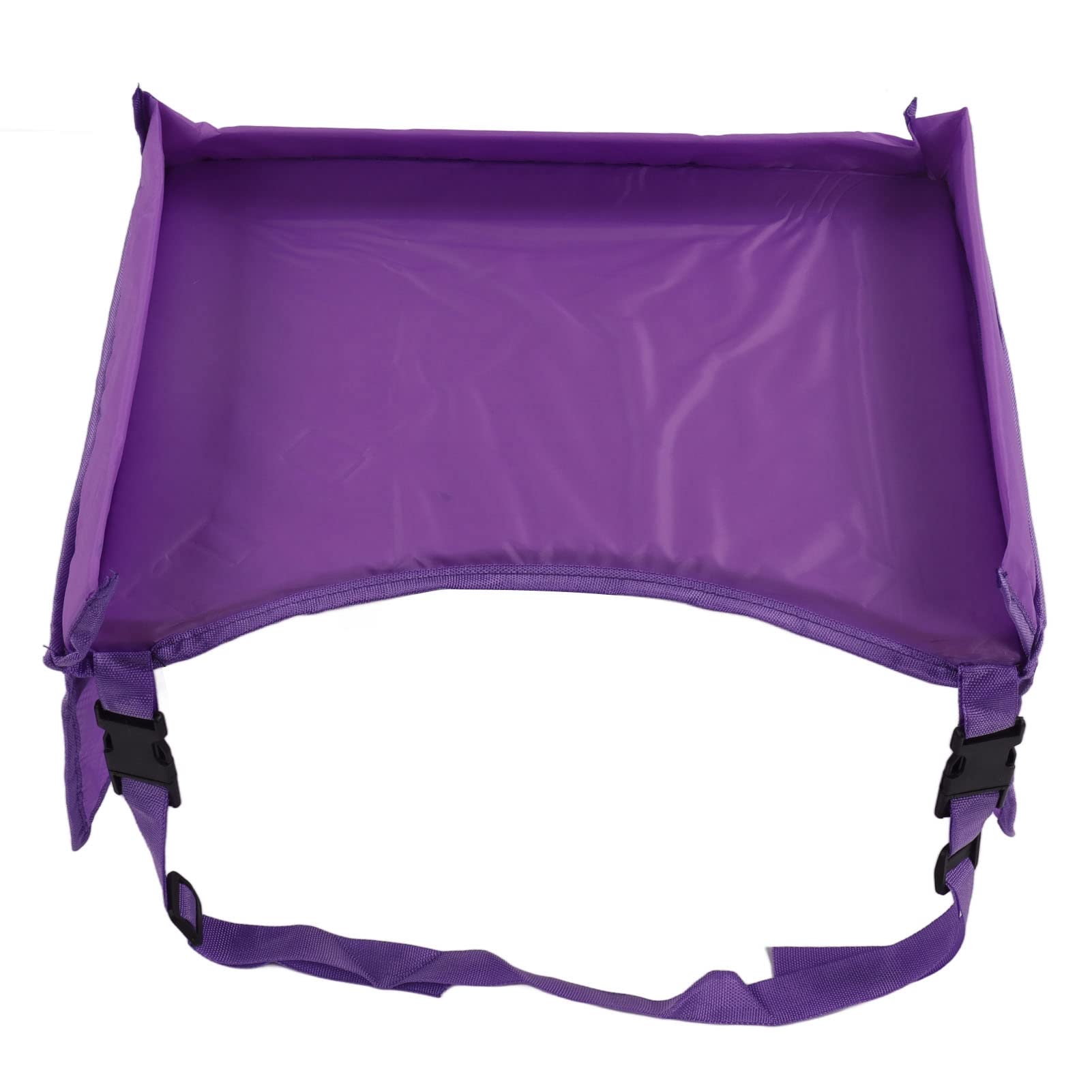 Foldable Kids Travel Car Table Tray Waterproof Toddler Lap Desk for Baby Carriages Lap Desk Accessory Purple