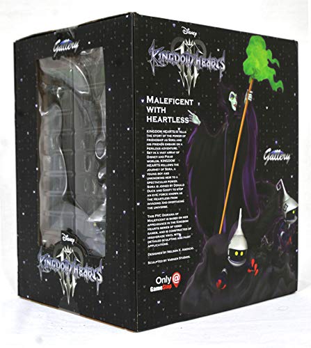 DIAMOND SELECT TOYS Kingdom Hearts III Gallery: Maleficent PVC Figure, Multicolor, 11 inches