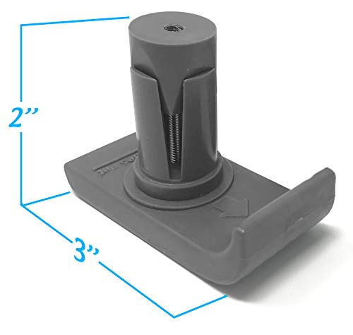 Universal Walker Wheel Kit: 5 Inch Sport Wheels and Flexfit Ski Glides (Gray)