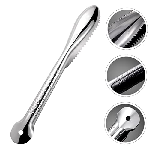 UPKOCH 3pcs Stainless Steel Fish Scale Planer Stainless Steel Scale Cleaner Shrimp Deveining Tool Seafood Scraper Household Cleaner Japanese Tools Cleaning Tools Kitchen Tool Fish Scaler