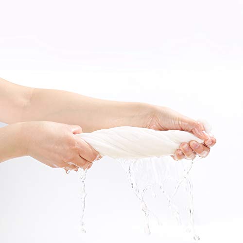 CottCare 10 Pack Muslin Burp Cloths for Unisex Baby 100% Cotton Large 20''X10'' Thicken Super Soft and Absorbent (White)