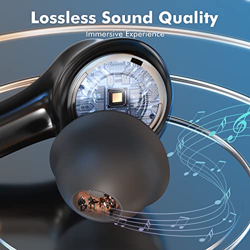 Wireless Earbuds Bluetooth 5.3 Earbuds 50Hrs Playtime, HiFi Stereo in-Ear Earphones with Touch Control and LED Digital Display & CVC 8.0 Noise Cancelling, IPX6 Waterproof Ear Buds for iPhone Android