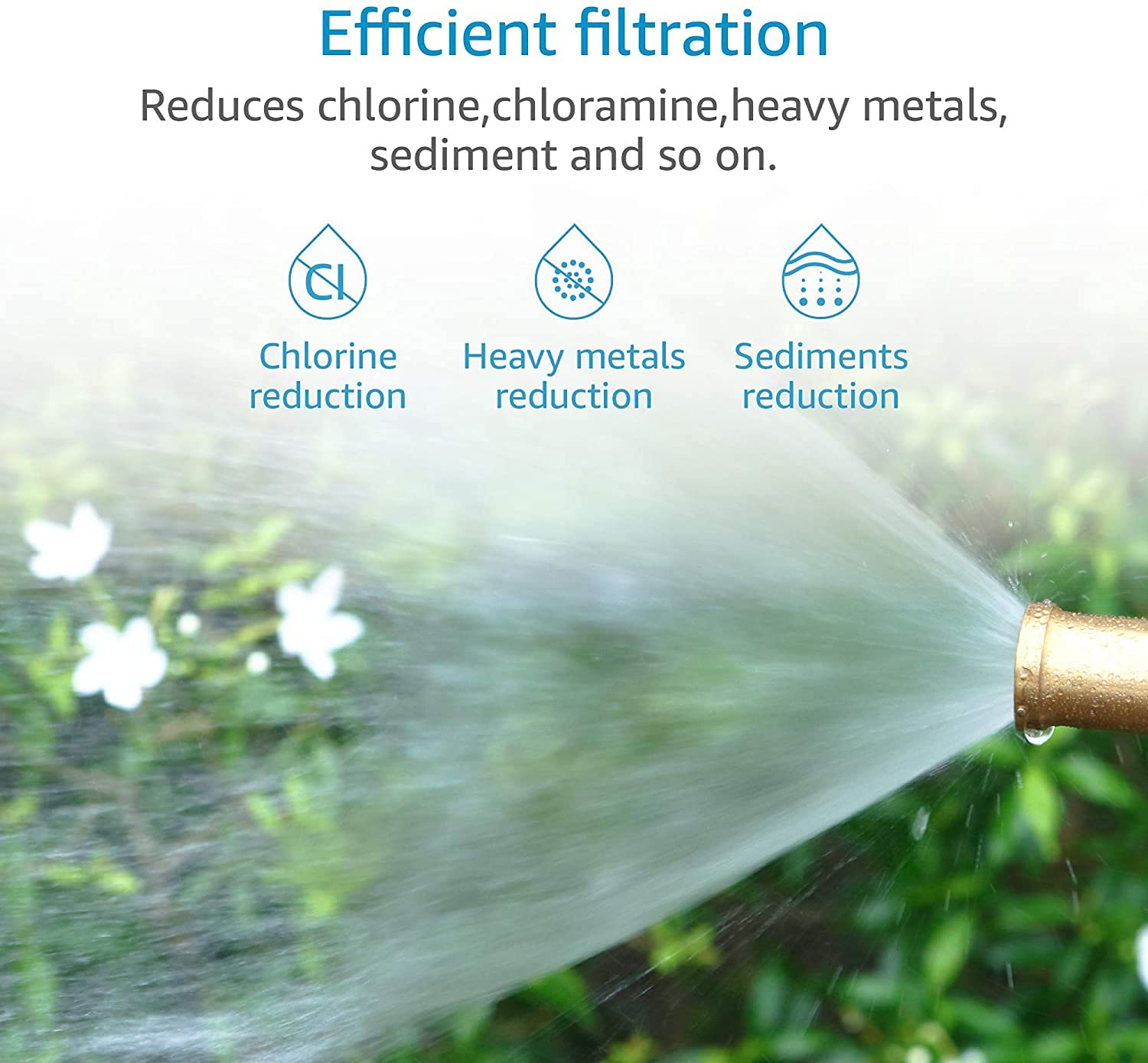 H&G lifestyles Misting System Calcium Inhibitor Filter for Patio Misters Inline Water Filter Effectively Reduce Hard Water Spots, Soften Water (Pack of 4)
