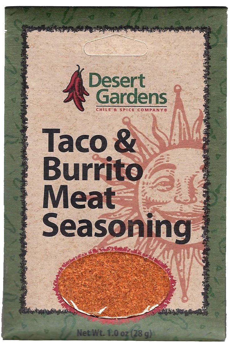 Desert Gardens Taco & Burrito Meat Seasoning (Pack of 4)