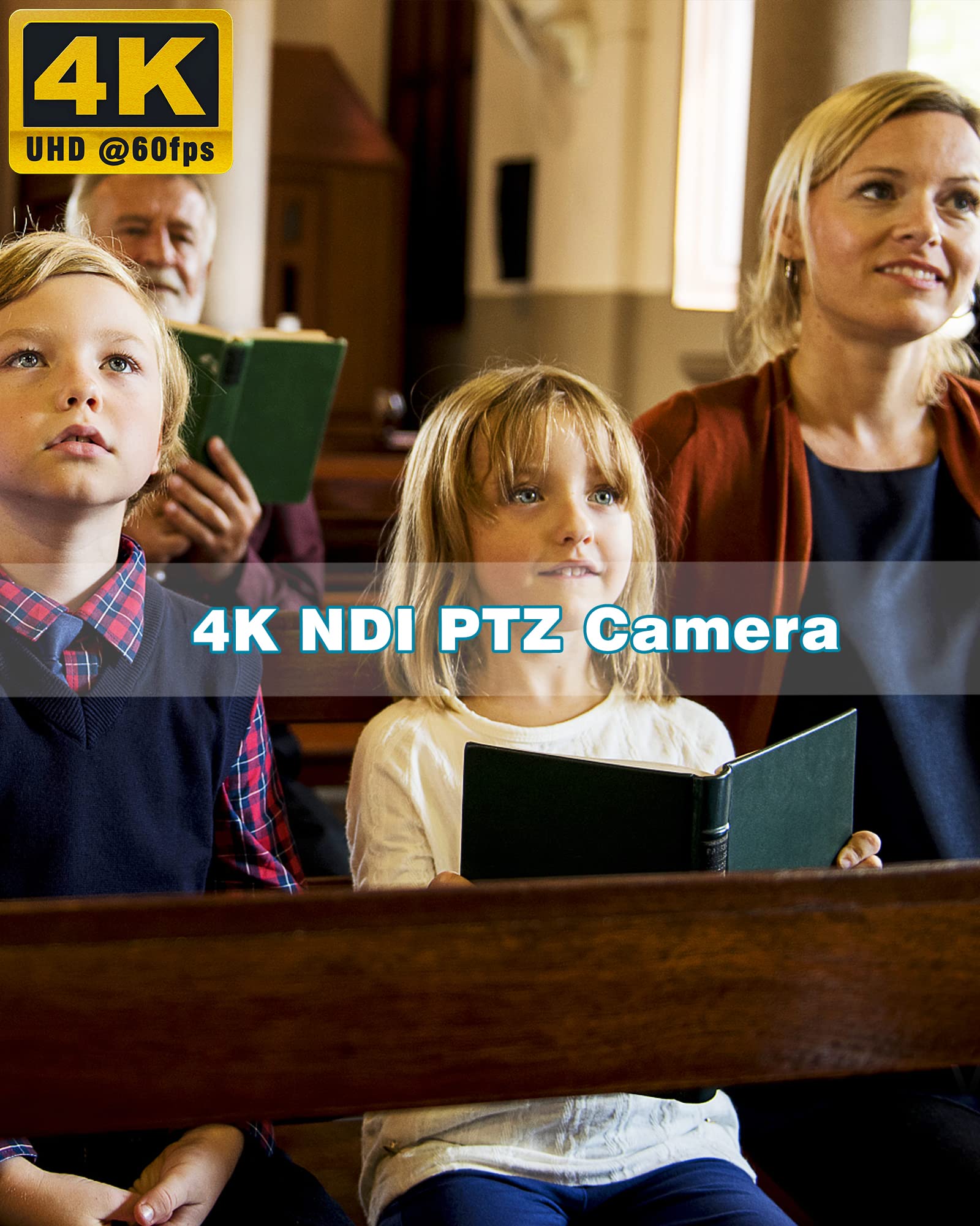 FoMaKo 4K NDI Camera 60FPS 20X Optical Zoom + KC608 IP PTZ controller, K820N+KC608 pro PTZ Camera bundle kits