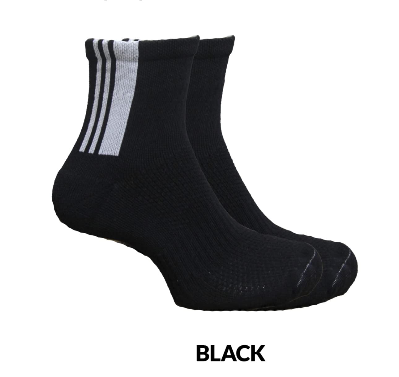 Dontump Ambance unisex (PACK OF 4) black/white luxury full anklet/short leg socks