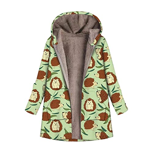 Denim Jacket For Women Women's Winter Thicken Coats Warm Puffer Parka Jackets with Removable Fur Hood