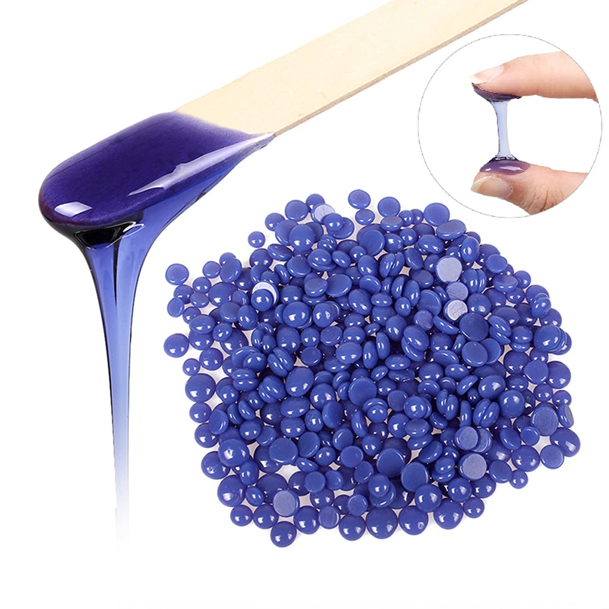 SULLMAR Wax Beads,Wax Beads,Hard Wax Beads, Wax for Painless Hair Removal Includes Hard Wax Beads (3.5 oz Hard Wax Beads)
