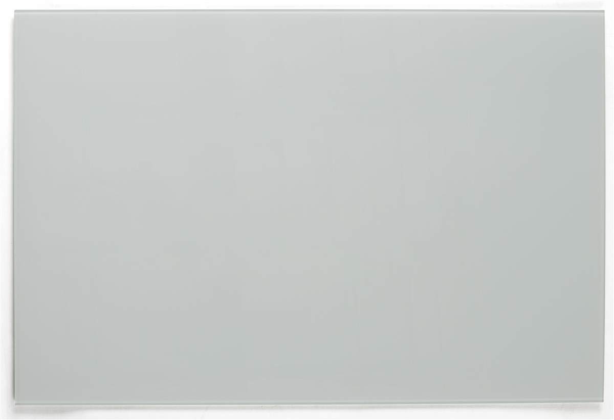 Displays2go 36" x 24" Wall Mounted Glass Whiteboard, Magnetic – White (GB2436BHWH)