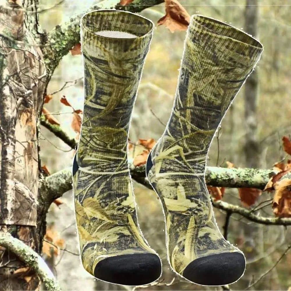 DexShell Waterproof StormBLOK Socks for Hunting, Real-Tree Max 5, L