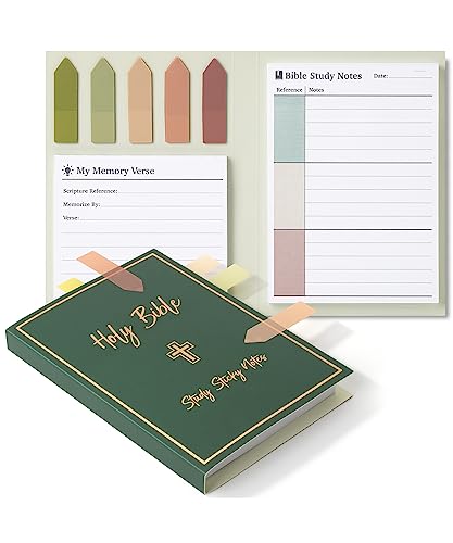 Mr. Pen- Holy Bible Study Sticky Notes, 225 pcs, Vintage Colors, Sticky Note Tabs, Bible Sticky Notes, Sticky Note Set, Bible Notes, Bible Study Notes, Sticky Notes for Bible Note Taking Supplies