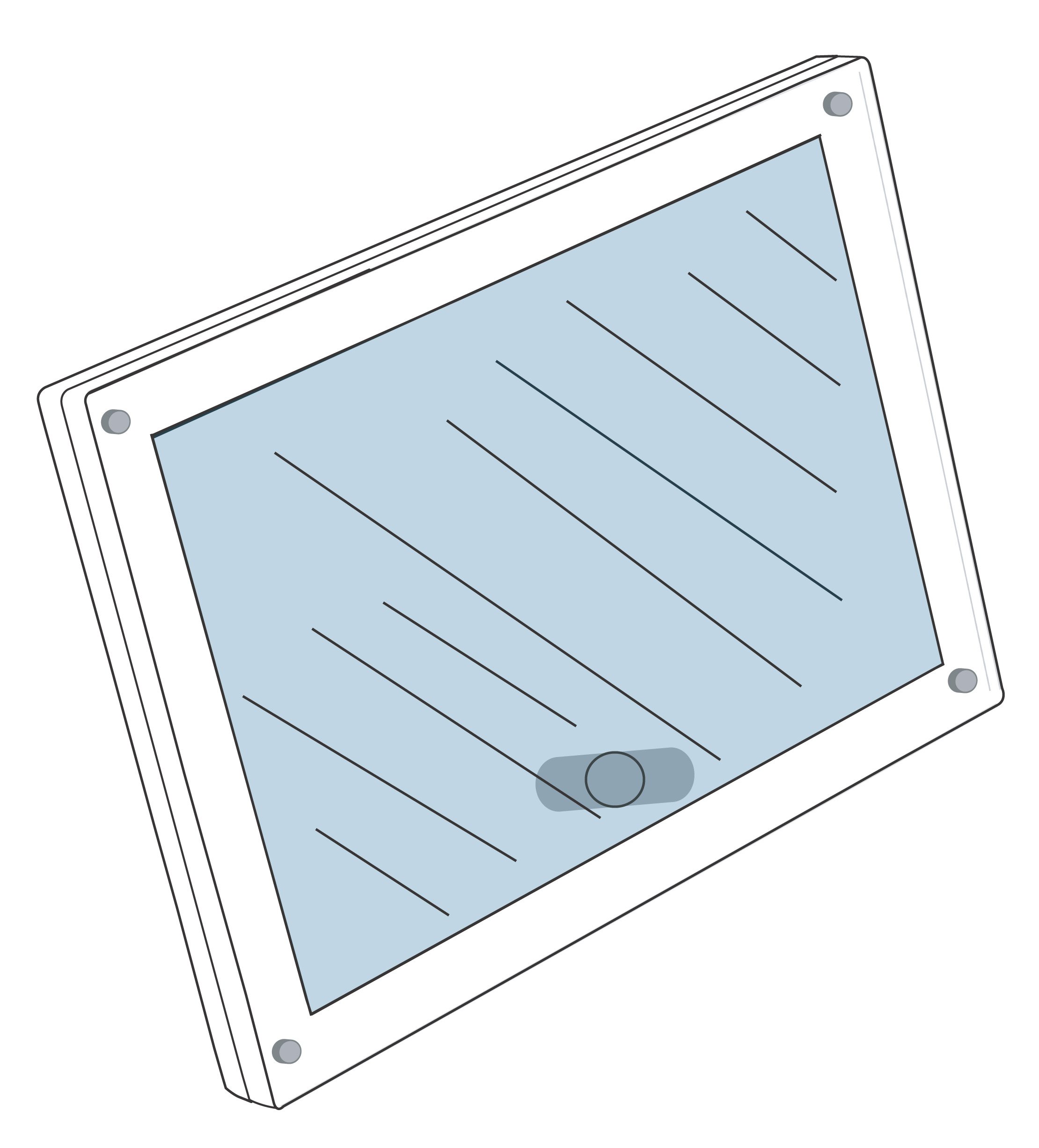 Displays2go Frameless Acrylic Frame Holds 4 x 6 Inches Photos (SMPF4060)