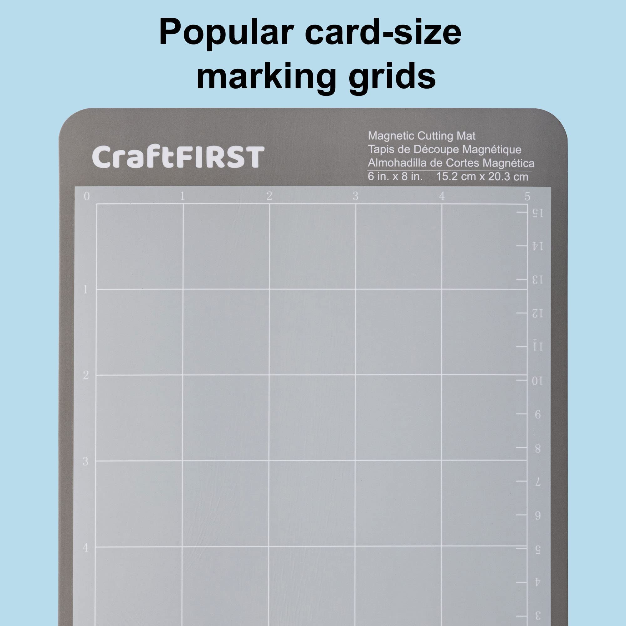 CraftFIRST Magnetic Cutting Mat Compatible with Cuttlebug Die Cutting Machine 5.87 x 7.75"