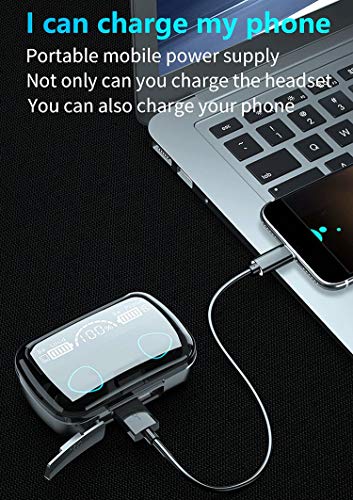 M10 TWS Wireless in-Ear Headphone Earphone Sports Waterproof Touch Headset with LED Display