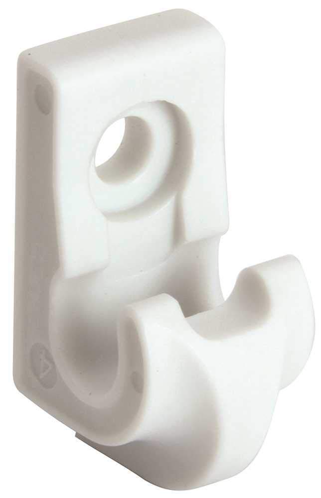 ClosetMaid 978-XCP2 0.63 in. White Plastic Heavy-Duty Shelf Bracket for Wire Shelving - Pack of 2