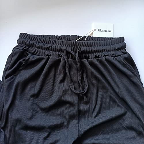 Elcamellia Pants,Lounge Tall Pant Drawstring with Pockets.