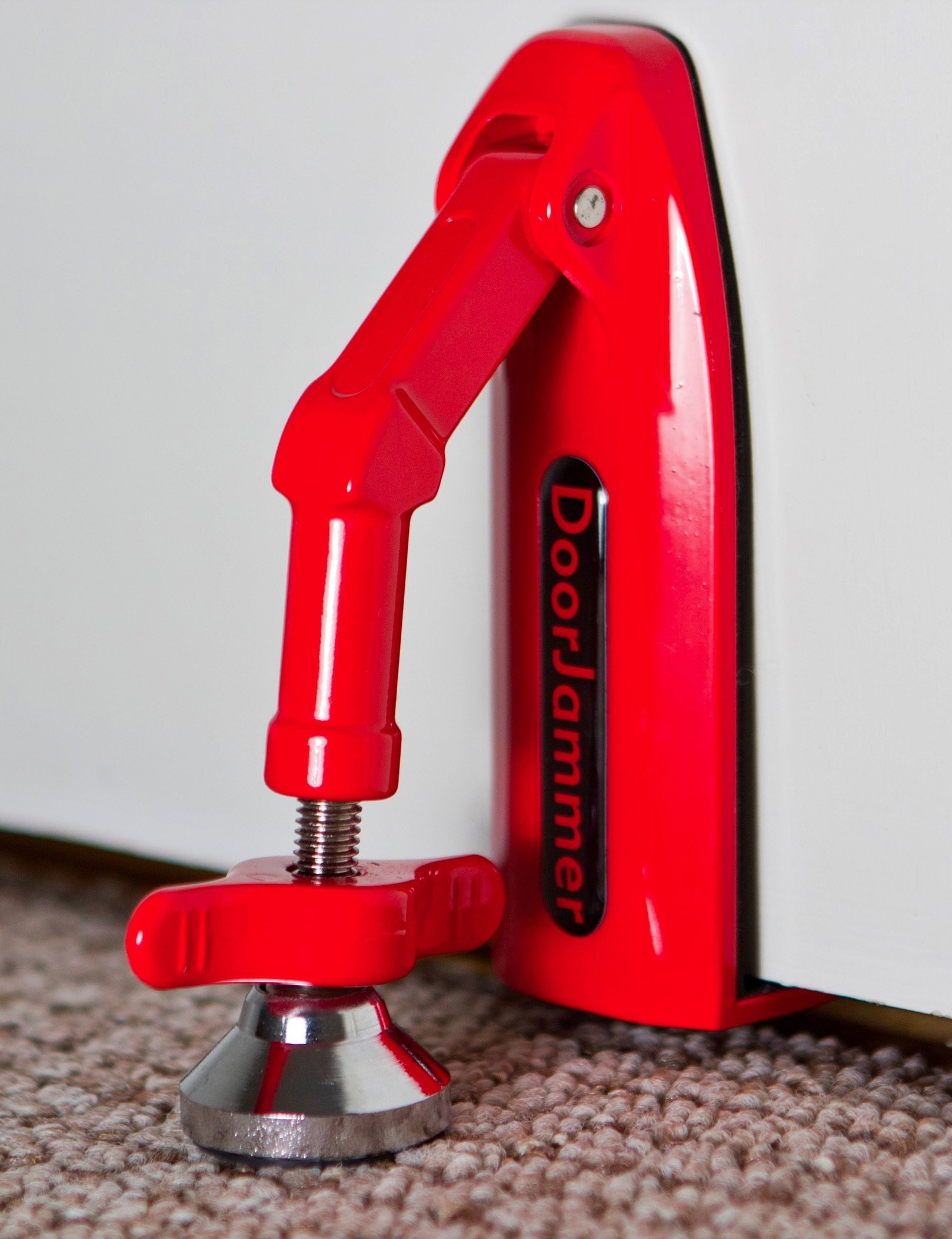 DoorJammer Portable Door Lock Brace for Home Security and Personal Protection