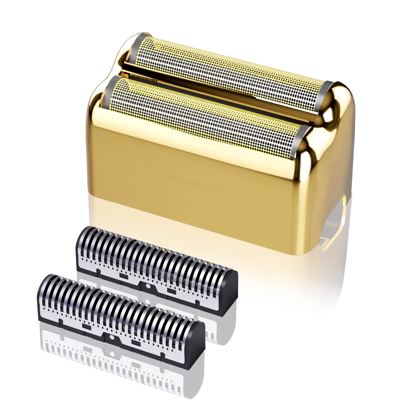 for Babyliss Shaver Replacement Foil Compatible with FXFS1 FXFS2 Babyliss Foil Shaver Replacement Foil and Cutters (Gold)