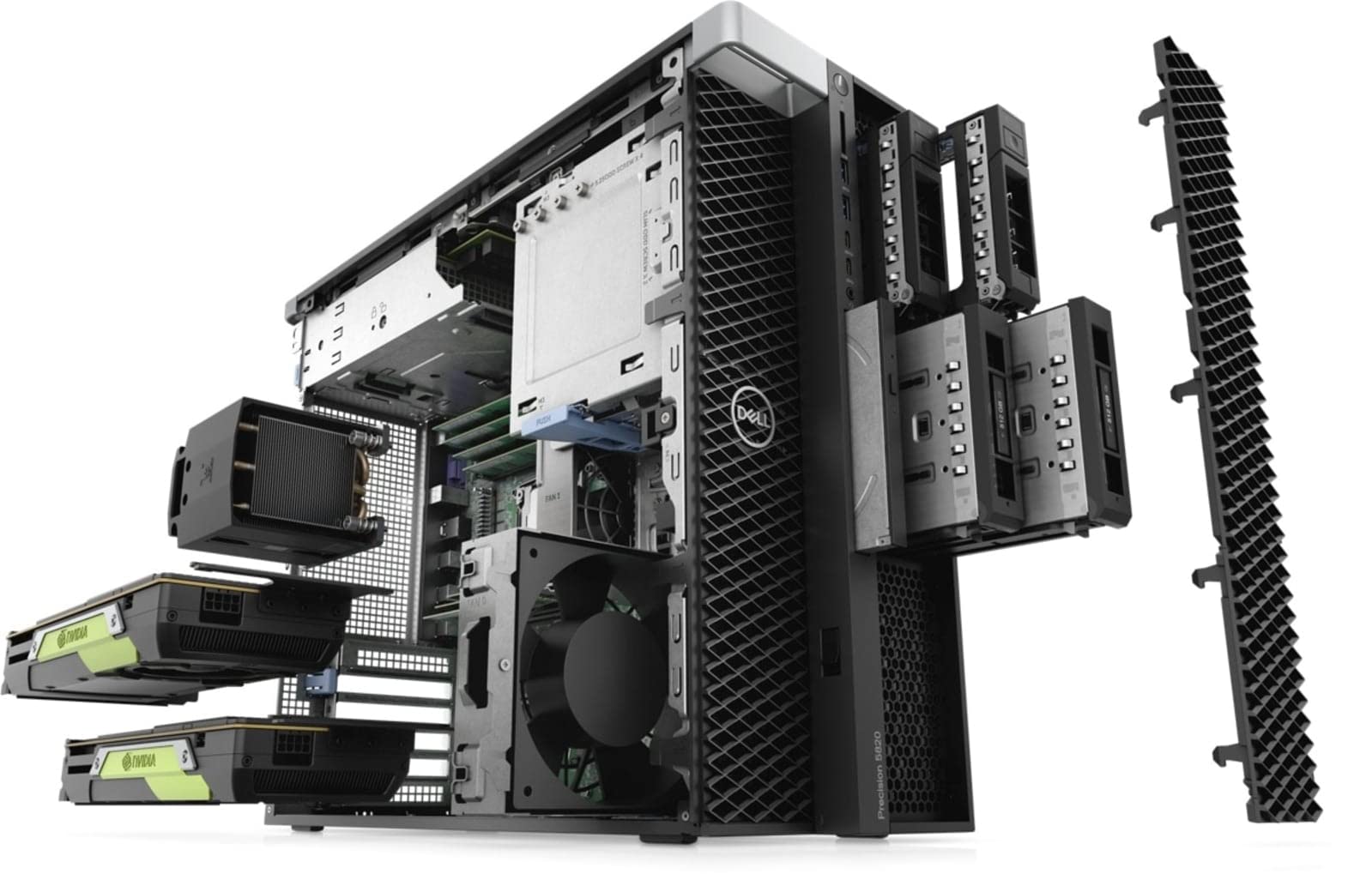 Dell Precision T5820 Workstation Desktop | Core i9-10900X - 2TB SSD Hard Drive - 64GB RAM | 10 cores @ 4.5 GHz Win 11 Pro