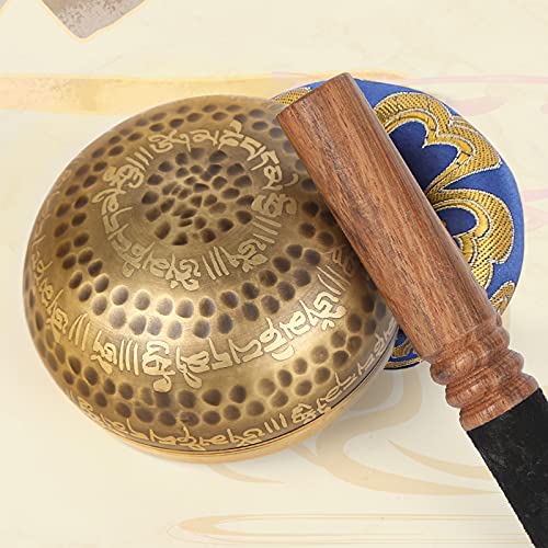 DomeStar Tibetan Singing Bowl Set, Sound Bowl Meditation Bowl Meditation Sound Bowl Handcrafted for Healing and Mindfulness