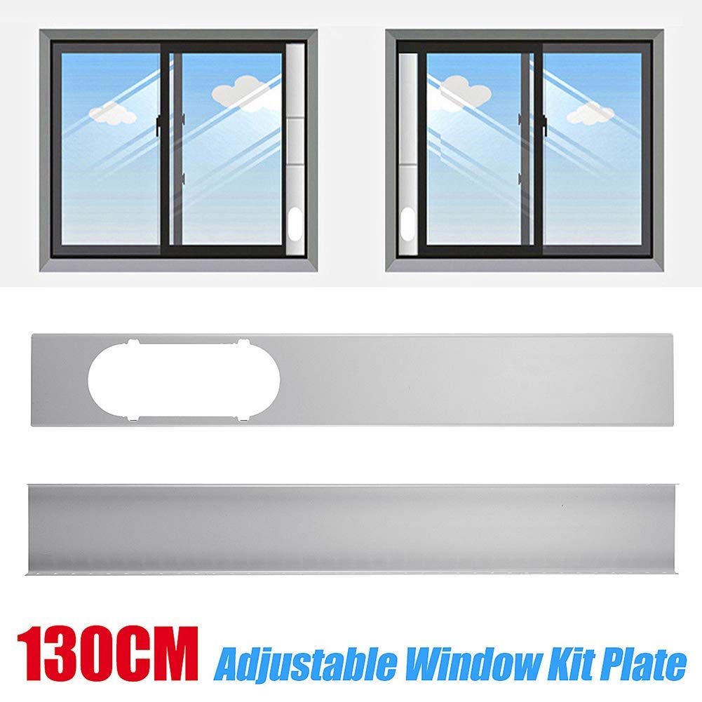 dezirZJjx Window Adapter/Window Kit Plate, 2Pcs Window Slide Kit Plate/5.9‘’inch Window Adapter for Portable Air Conditioner, 2#