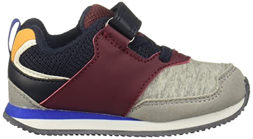OshKosh BGosh Boys Sneaker, Burgundy, 4 Toddler