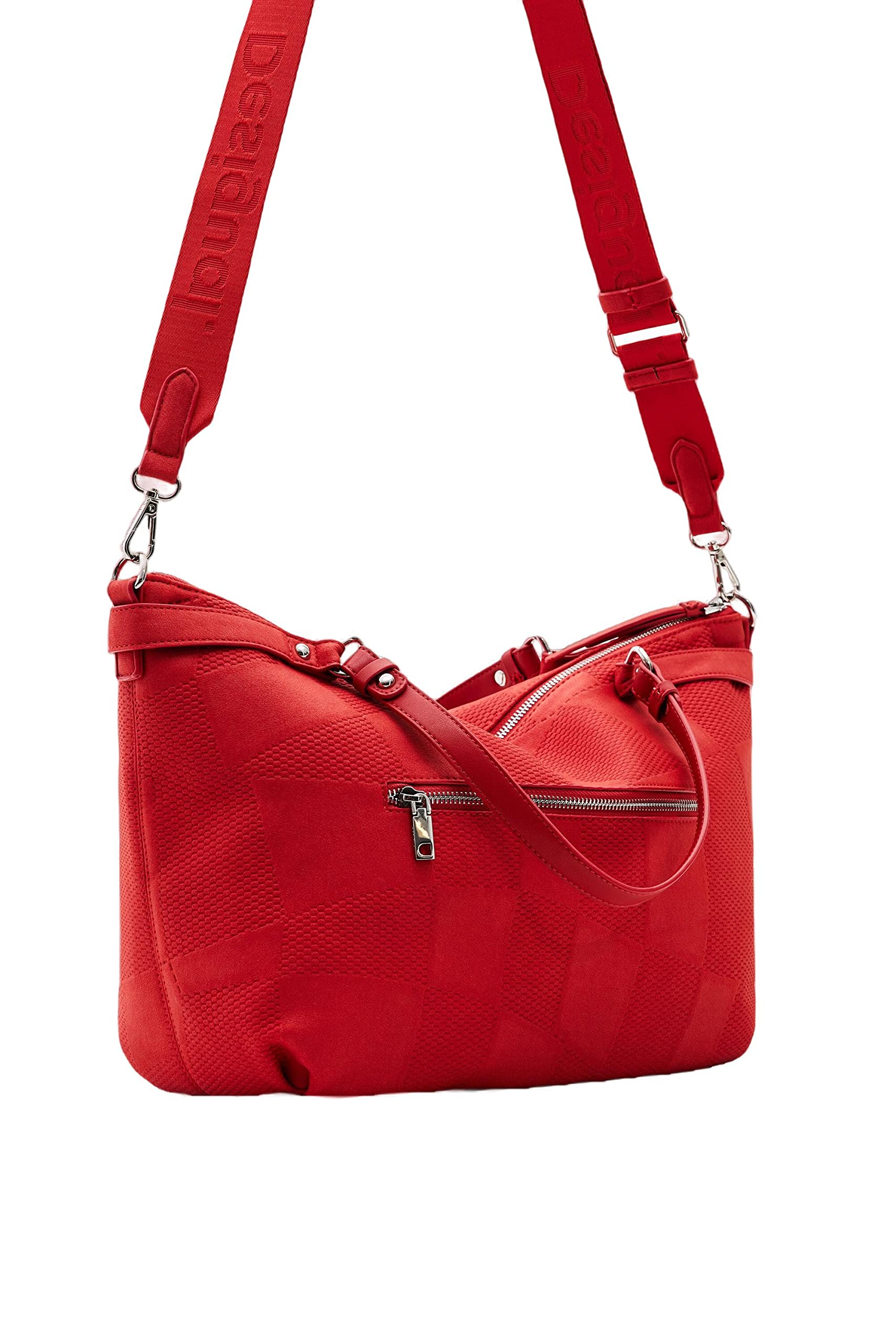 Desigual Accessories PU Hand Bag, Red