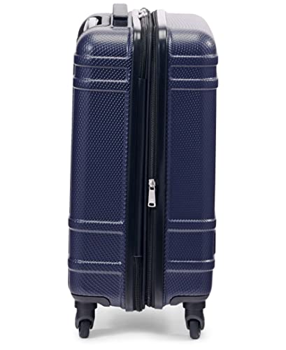 Tommy Hilfiger Lexington Upight Hard Suitcase, Navy, 21"