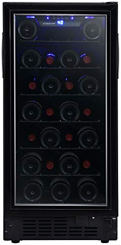 EdgeStar BWR301BL 15 Inch Wide 30 Bottle Built-In Wine Cooler with Slim Design