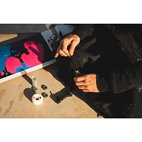 Easy-to-use Black T-Skateboard Tool, for Skateboard Truck, Deck, Bolts, Hardware, Allen Keys (Black T Type)