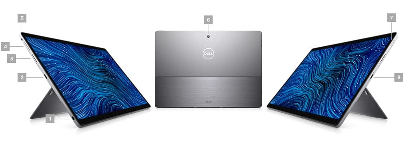 Dell Latitude 7000 7320 2-in-1 (2021) | 13.3" FHD Touch | Core i5-128GB SSD - 8GB RAM | 4 Cores @ 4.2 GHz - 11th Gen CPU Win 10 Pro
