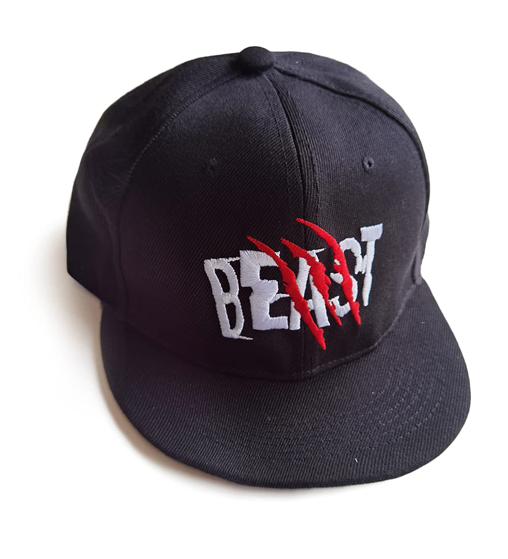 Double Fashion Couple Snapbacks Matching Beauty&Beast Snapbacks Baseball Cap Flatbill Hip Hop Hats Adjustable (Lip&Paw-2), One Size