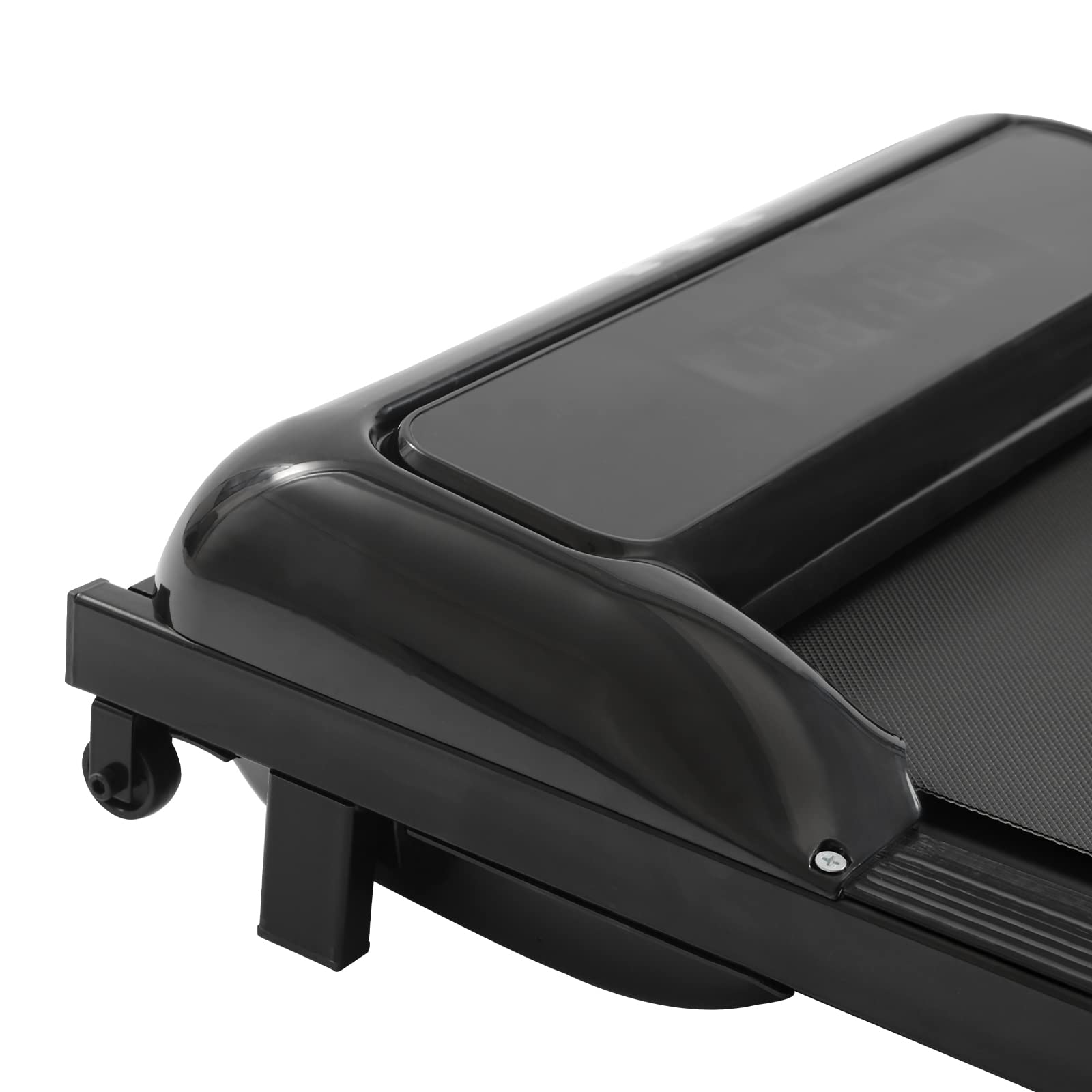 Electric Portable Treadmill Under Desk Smart Walking Pad 2.25HP Compact Running Walking Jogging Machine with LED Screen and Remote Control Under Desk Treadmill for Home Gym Cardio Fitness(Black)