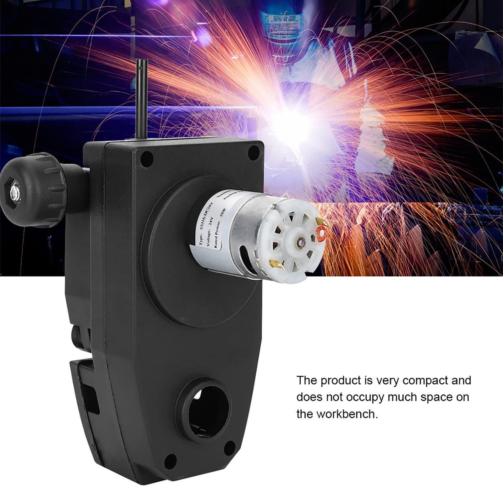 Flux Core Welder, Mig Welder Roll Wire Feed Motor,Soldering Wire Feeder Machine,DC 24V 10W 0.6-1.0mm Wire Feeding Speed 0.8/1.0mm